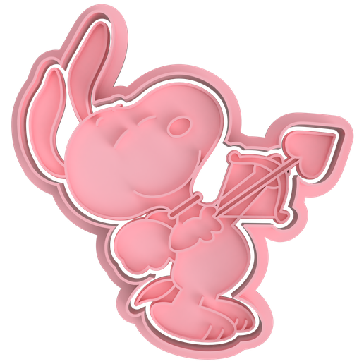 🍪 SNOOPY VALENTINE'S DAY COOKIE AND FONDANT CUTTERS・ STL File for 3D ...