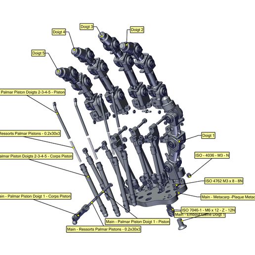 💪 Terminator Animatronic T800 Arm・ 3D File for ・Cults