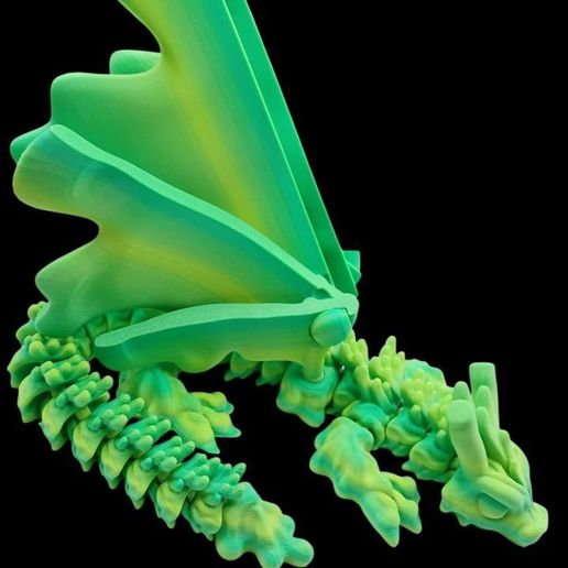 🐉 Swamp Dragon Flexi・ 3D File for 3D printing・Cults