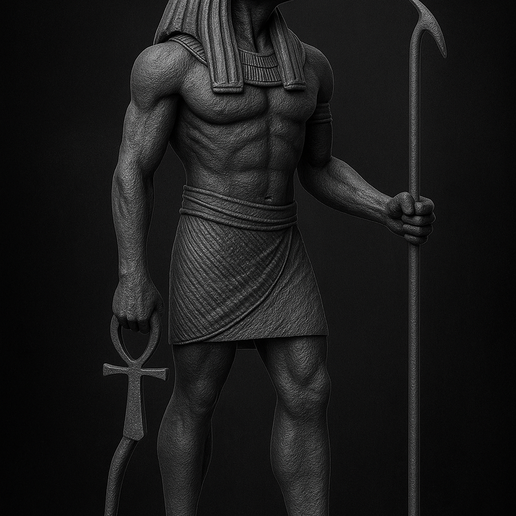 👾 Anubis STL Model – Egyptian God Statue for 3D Printing・Free STL File ...