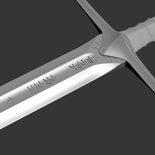 🗡️ Sword of Aragorn, Anduril, Narsil・ STL File for ・Cults