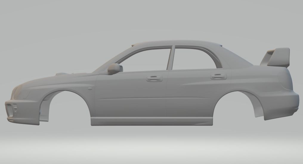 Файл STL subaru wrx 2000・Идея 3D-печати для скачивания・Cults
