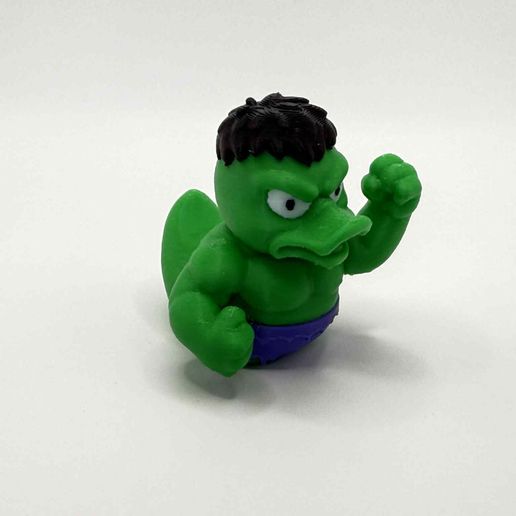 🦆 The Incredible Hulk Duck・ 3D File for 3D printing・Cults