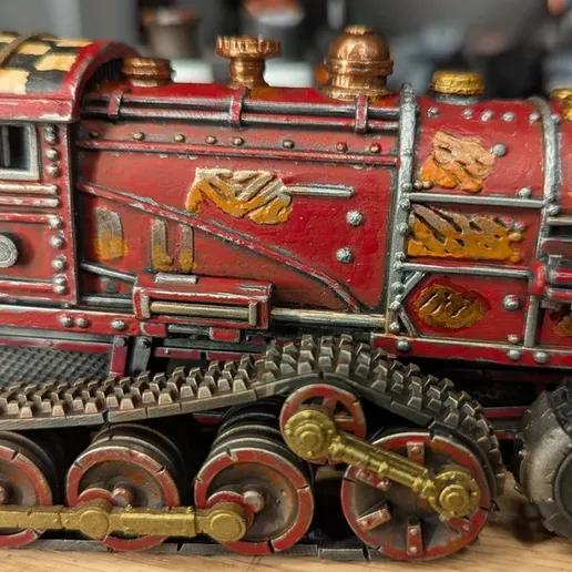 🚆 Ironfang War Train – Armored Orc Battle Locomotive・3D Print with the ...