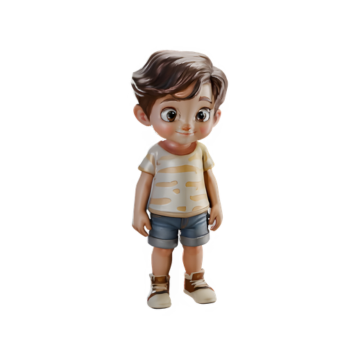 3D file Little Adventurers Collection - Stylized Children Characters 🚸 ...