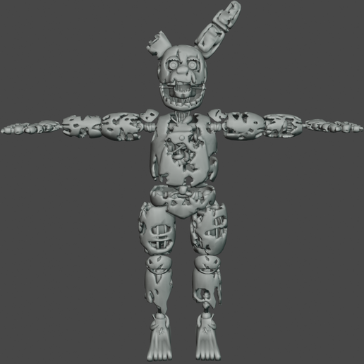 🎃 FIVE NIGHTS AT FREDDY'S Springtrap 2 FILES FOR COSPLAY OR ...