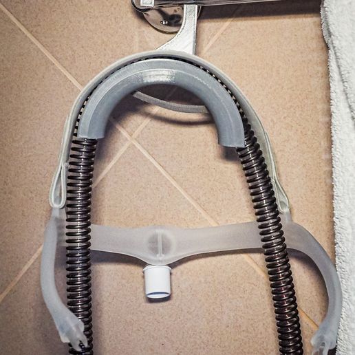 🛁 CPAP HOSE & MASK HANGER・Free 3D File for ・Cults