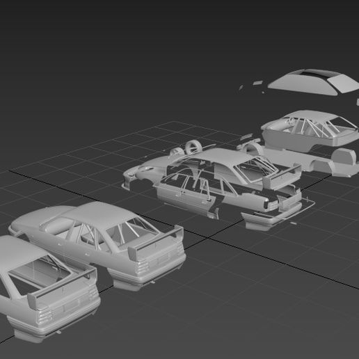 🚗 Holden Commodore Touring 1993 SEPARATED-READY TO PRINT・ 3D File for ...