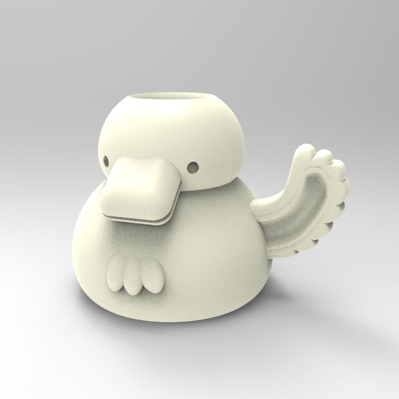 Download STL file duck container • 3D printing design • Cults