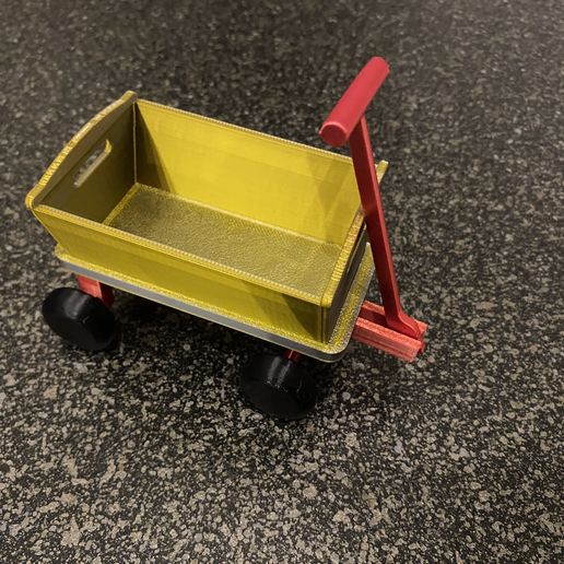 🛒 Handcart・Free STL File for 3D printing・Cults