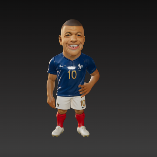 ⚽ Kylian Mbappé Mini Fut Series・ STL File for 3D printing・Cults