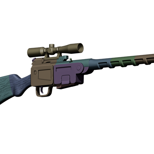 🔫 DKS-501 Sniper Rifle Fallout Prop Replica Weapon・ 3D File for 3D ...
