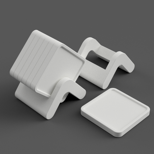 🔝 rectangular coasters with base 3D print・ STL File for 3D printing・Cults