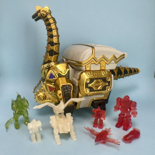 🧸 Mini Zeo Zord V from Power Rangers Zeo・ STL File for 3D printing・Cults