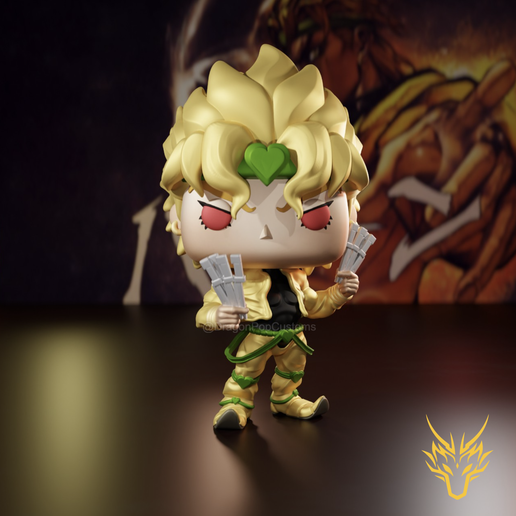 🎨 DIO BRANDO FUNKO POP・ STL File for 3D printing・Cults