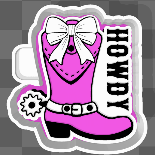 🤠 Cowboy Boot Howdy・ STL File for 3D printing・Cults
