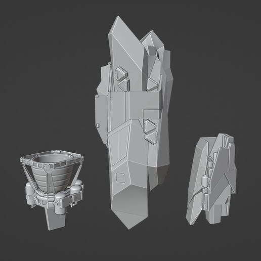 ⭐ The Expanse: OPAS Dark Star - Belter salvaged ship・ STL File for 3D ...