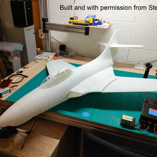 🐆 F9F-8B Cougar RC 70mm EDF V2・ STL File for 3D printing・Cults