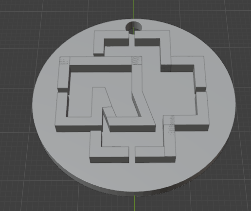 Free STL file Rammstein keychain 🗝️ ・3D print model to download・Cults