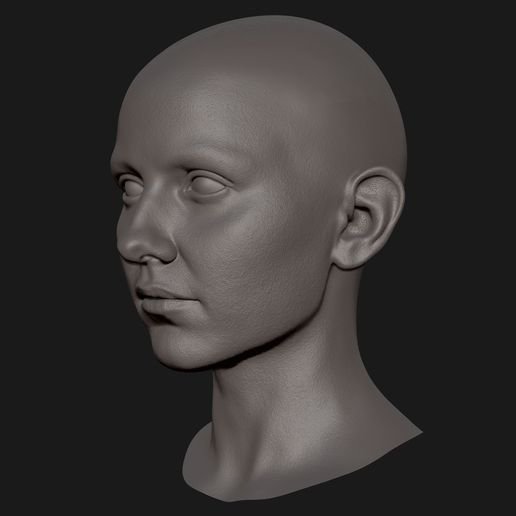 🗿 Sarah Michelle Gellar likeness sculpt 3D model・ OBJ File for 3D ...