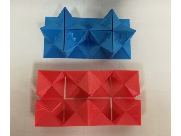 Free STL file Twin Spiky Stellated Dodecahedron, Infinity Cube, Magic Cube, Flexible Cube ...
