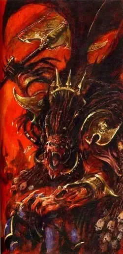 😡 Red angry chaos Corn marines demon daemon primarch An Gron・Archivo 3D ...