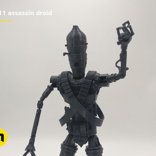 🤖 Assassin droid IG-11 - Mandalorian Star Wars・ OBJ File for ・Cults