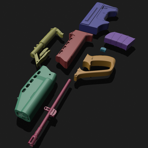 STL file SAR 21 Scoped Rifle ( Prop-Gun ) 1/1 Scale 🔫 (3MF)・3D printer ...