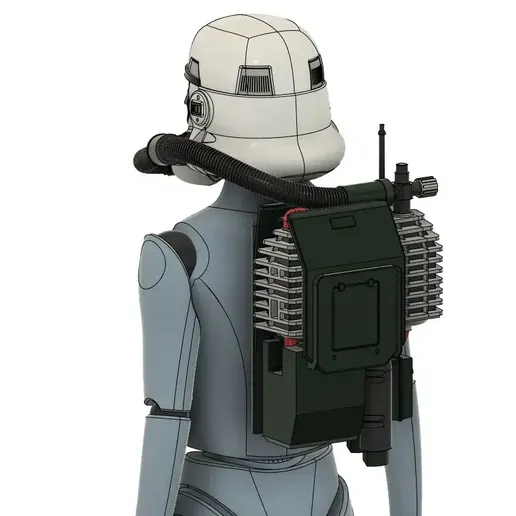 🫡 Magma Trooper Stormtrooper Mochila STL・Archivo STL para Impresión 3D ...