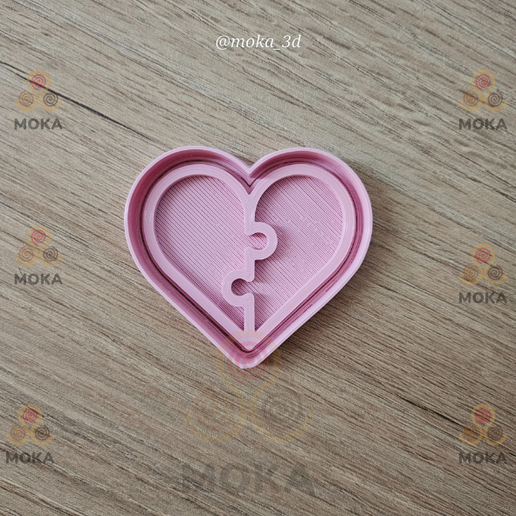 STL file Set x 2 corazones san valentin love corazon ️‍🔥 ・3D printer ...