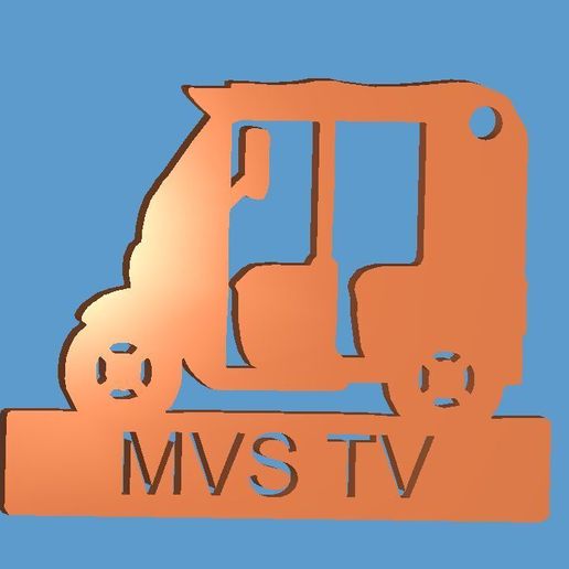 🛺 Auto Rickshaw Logo – 3D Printable Desktop Sign / Key Tag or Key chain ...