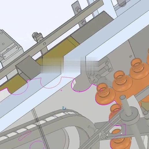 ⚙️ 3D CAD Model Automatic Customized Product Filler and Capping Machine ...