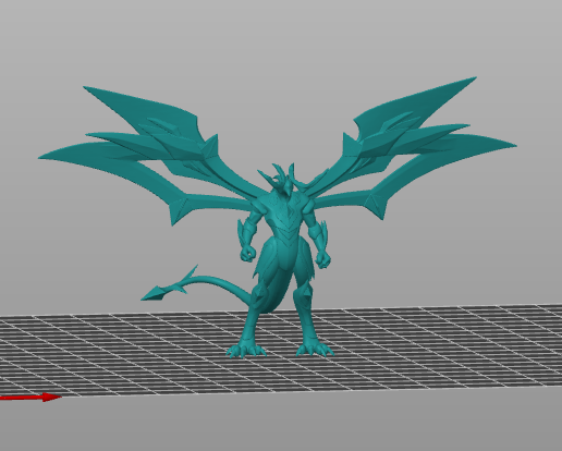🐉 Red Dragon Archfiend / Majestic Red Dragon・ STL File for 3D printing ...