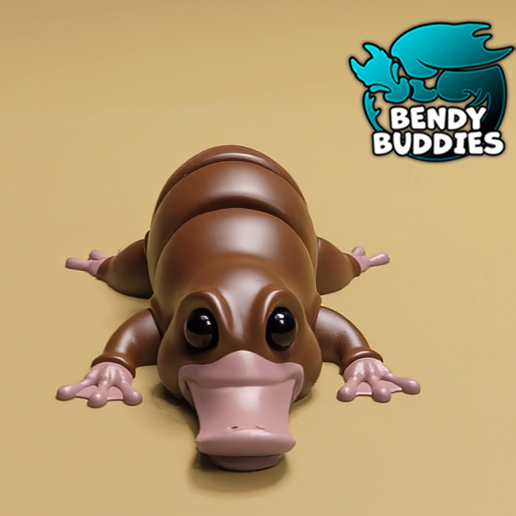 🦆 Scoot Playful Platypus / Articulated Watermole Creature / Print-in ...