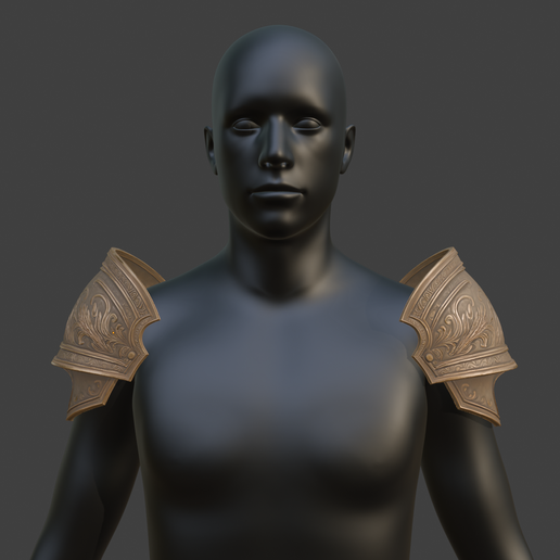 🎭 Fantasy Shoulder Pads・ STL File for 3D printing・Cults