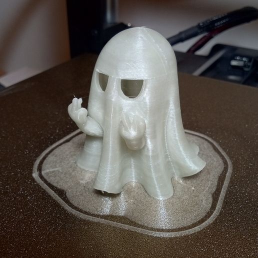 3D printable Middle finger Ghost cute halloween decoration • made with ...