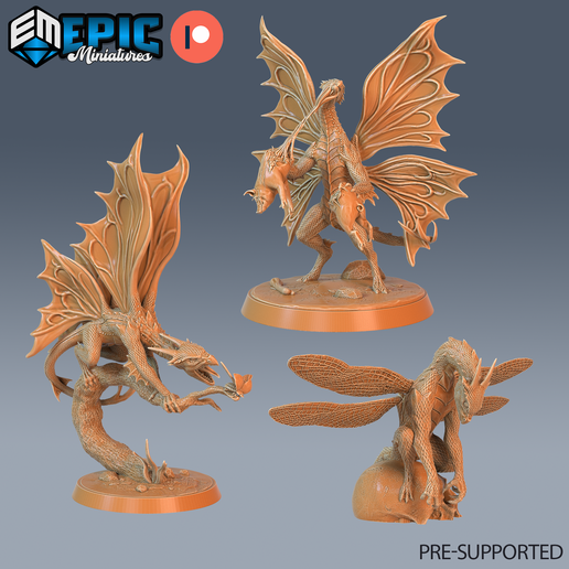 🧚 Fairy Dragon Set ‧ DnD Miniature ‧ Tabletop Miniatures ‧ Gaming ...