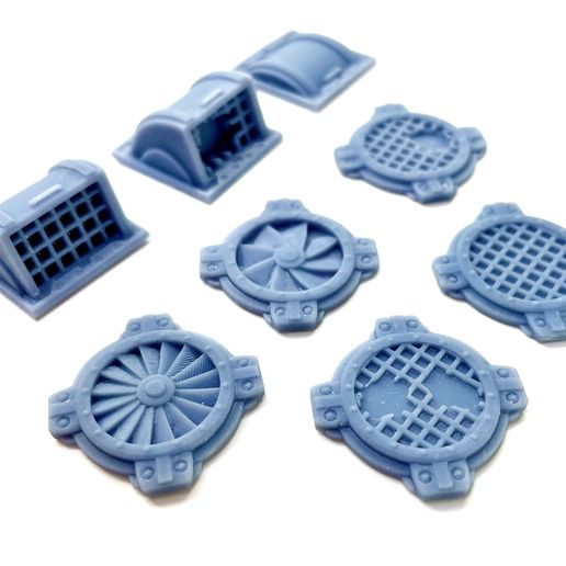 3D file Vent and Fan Panels 🏗️ ・3D printing template to download・Cults