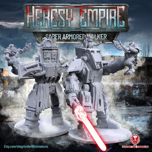 3D file Heresy Empire - Armored Walker 🛰 ・Model to download and 3D ...