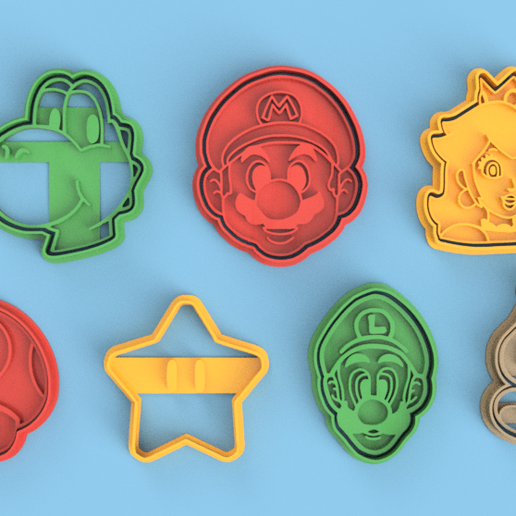 🍪 cortadores de biscoitos mario bros/ cortadores de bolachas mario bros ...