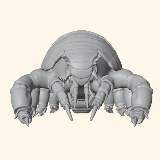 👹 Trilobite Creature・Free STL File for 3D printing・Cults