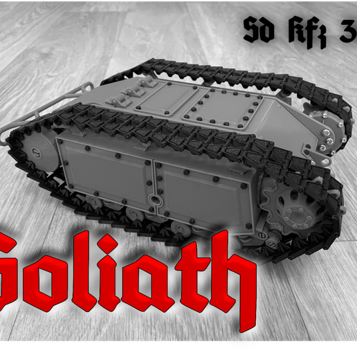 🇩🇪 Goliath (Sd.kfz 302)・Free 3D File for ・Cults