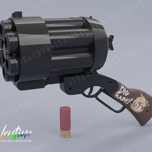 👶 Big Baby Launcher - Hellboy・ 3D File for ・Cults