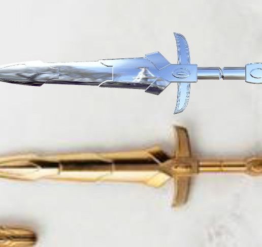 Libra Gold Saint weapons from Saint Seiya 3D print model - Cults3D 3D ...