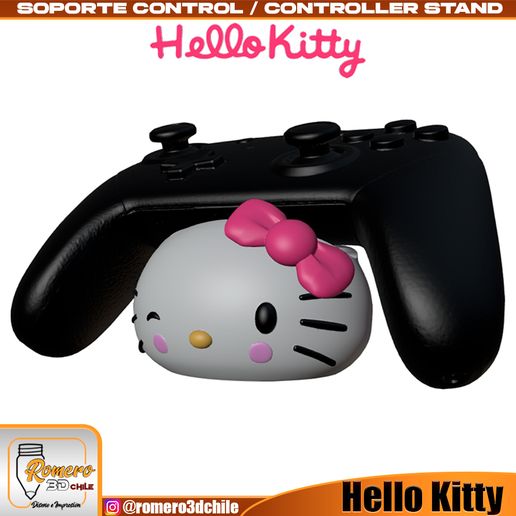 👋 Hello Kitty Control Support・ STL File for 3D printing・Cults