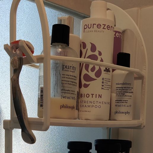🚿 shower caddy 250mm wide/tall・Free STL File for 3D printing・Cults