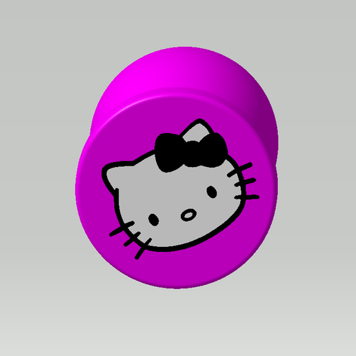 👋 Hello Kitty butt plug・ STL File for ・Cults
