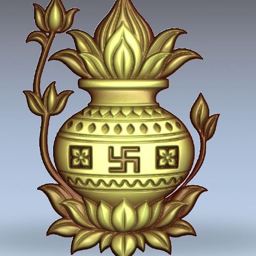 👨‍🎨 Kalash 3d design・ STL File for 3D printing, Papercraft & Origami ...