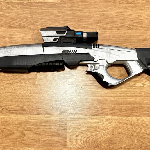 STL file PM-57R Long Range Plasma Rifle "Longbow" 🎭 ・3D printable model ...