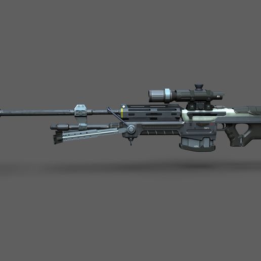 Archivo 3D Halo SRS99 50Cal Cosplay Prop 😇 ・Plan de impresión en 3D ...